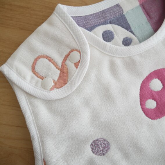 10mois♡ふくふく6重ガーゼのスリーパー | LEE