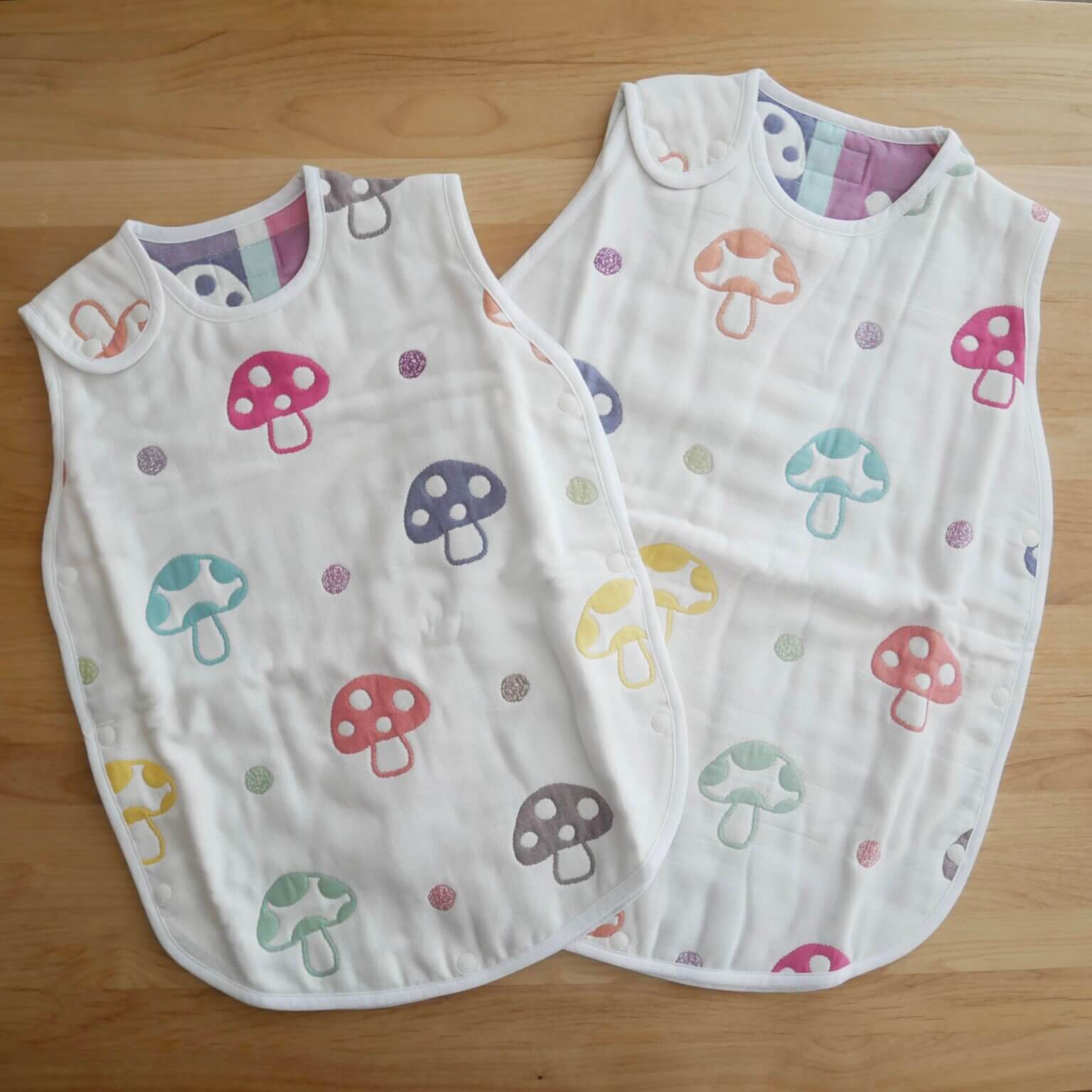 10mois♡ふくふく6重ガーゼのスリーパー | LEE