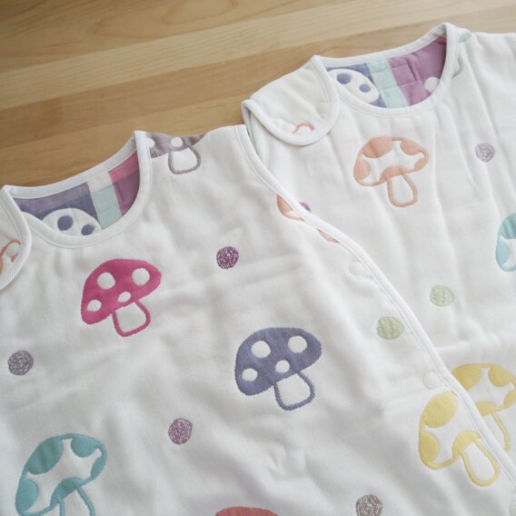 10mois♡ふくふく6重ガーゼのスリーパー | LEE