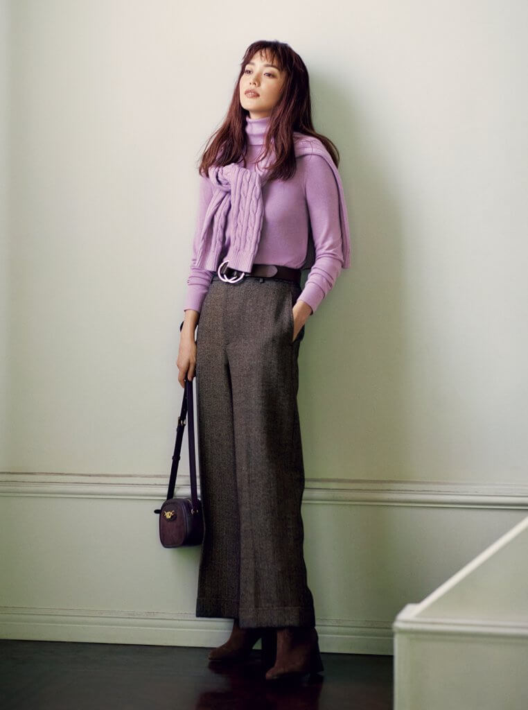 蛯原友里さんが着る。ローレンラルフローレンの秋トラッド | LEE