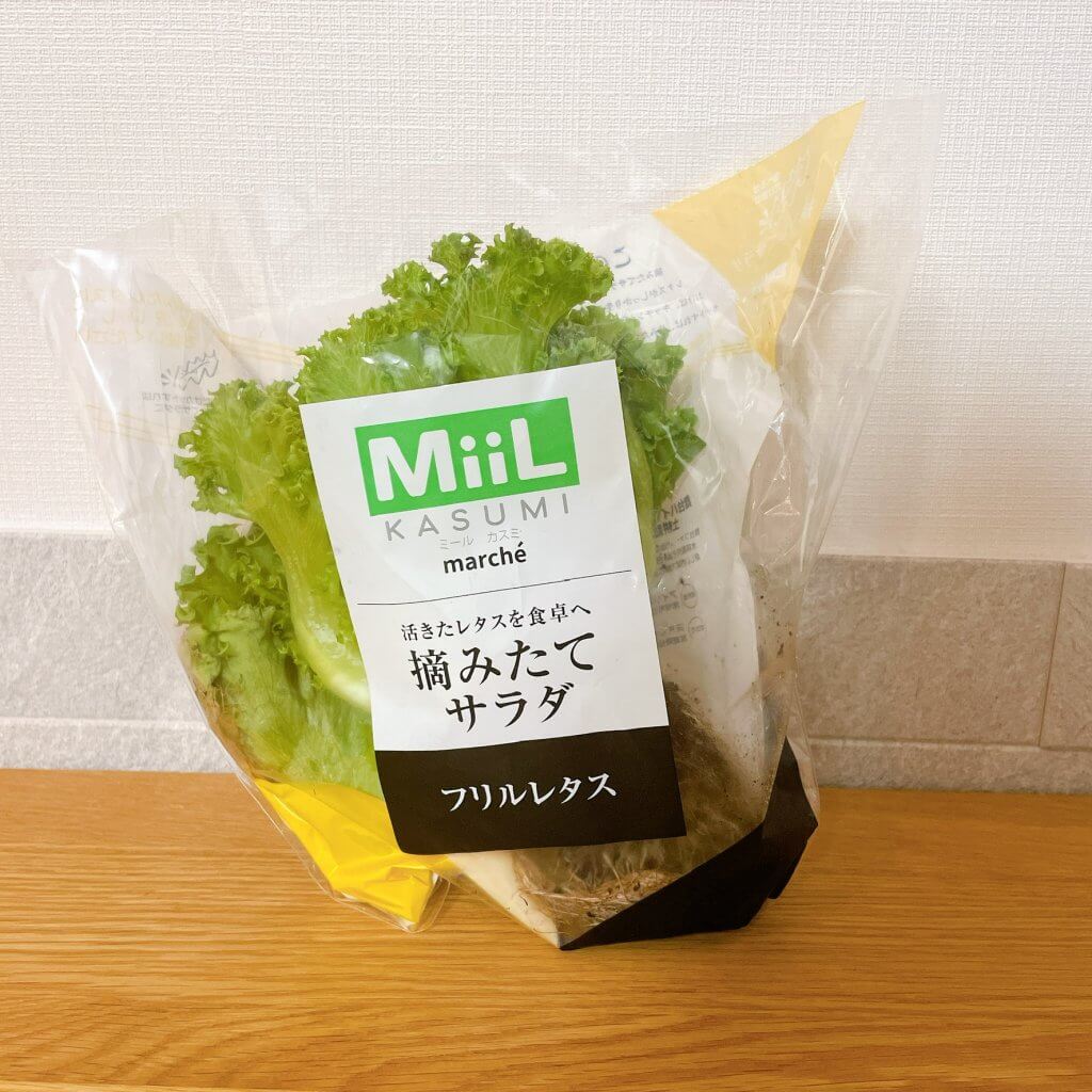 「根付き、土付き」にびっくり！【MiiL KASUMI marche】摘みたてサラダ | LEE