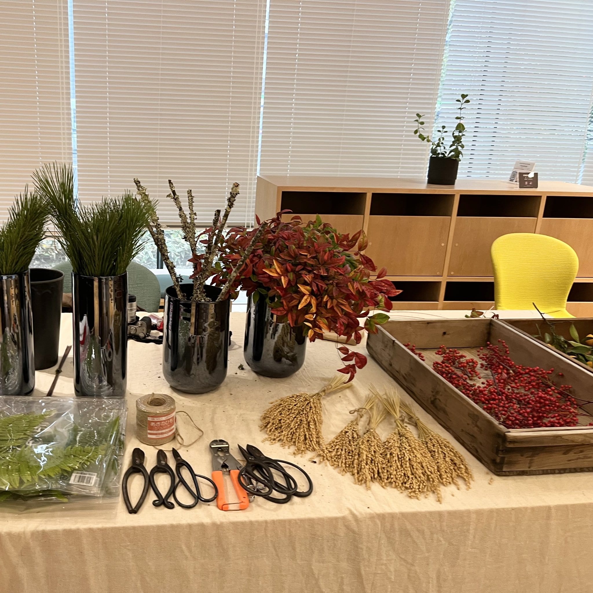 お正月準備③hashimoちゃんとしめ縄飾りワークショップへ♡ | LEE