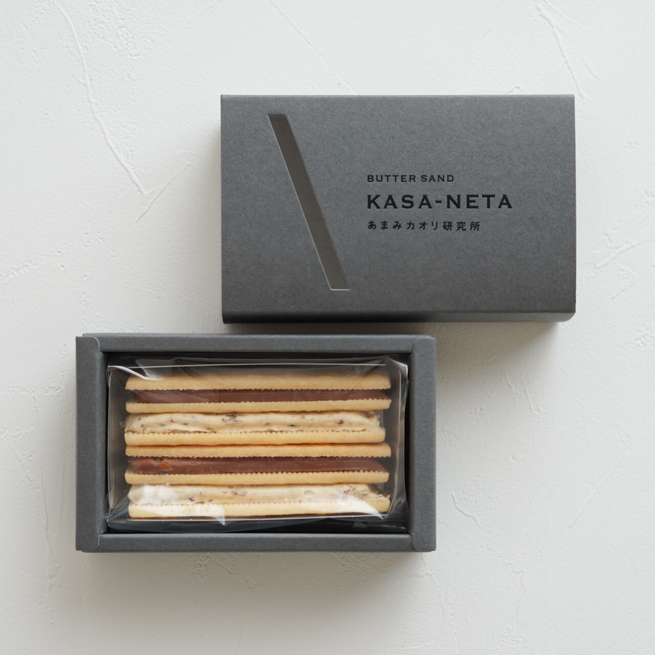 【東京駅のお土産に♩】あまみカオリ研究所のバターサンド「KASA-NETA」 | LEE