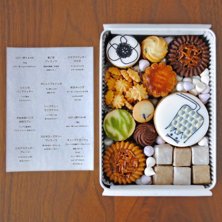 【山口一郎 × emif】スペシャルクッキー缶 | LEE