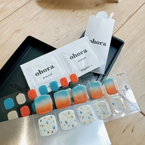 【大人のセルフネイル】キャンメイク、ohora…ジェルネイルシールからプチプラまで！初心者でも簡単にできるデザインも 2024年夏 | LEE