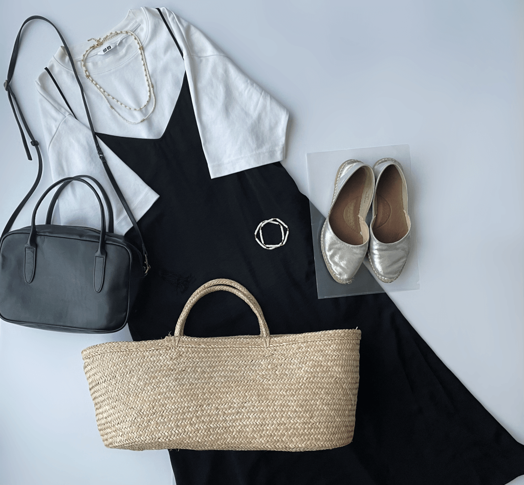 【5days】“暑い時こそなおさらブラック！”ユニクロ・GU・ヌキテパetc.で黒多めな日々。7月下旬コーデ。 | LEE