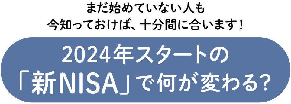 2024年スタートする「新NISA」とは？変わるポイントは？今知っておけば十分間に合う！ | LEE