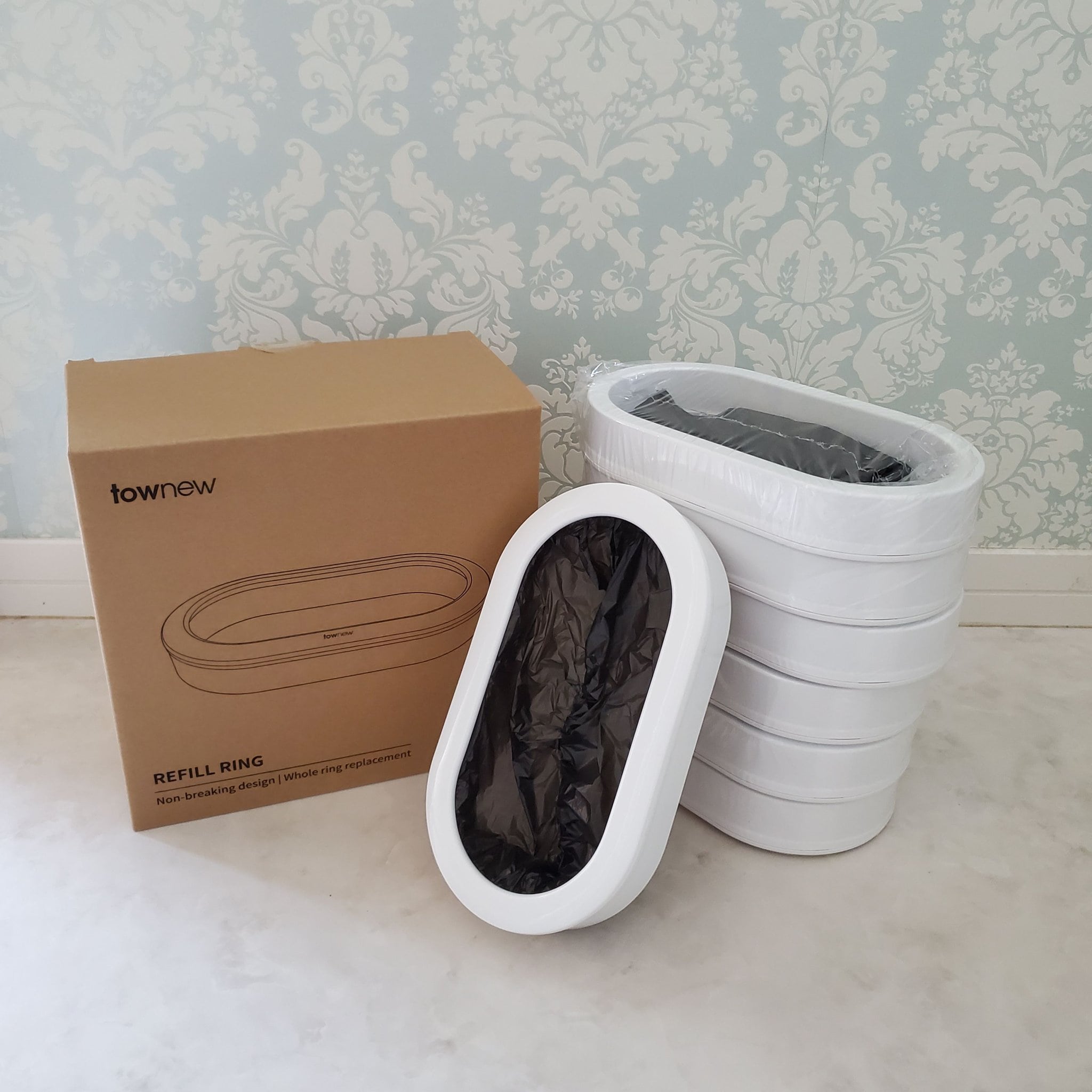 全自動ゴミ箱【townew |トーニュー】おむつ・生ごみ処理がストレスフリーになりました | LEE