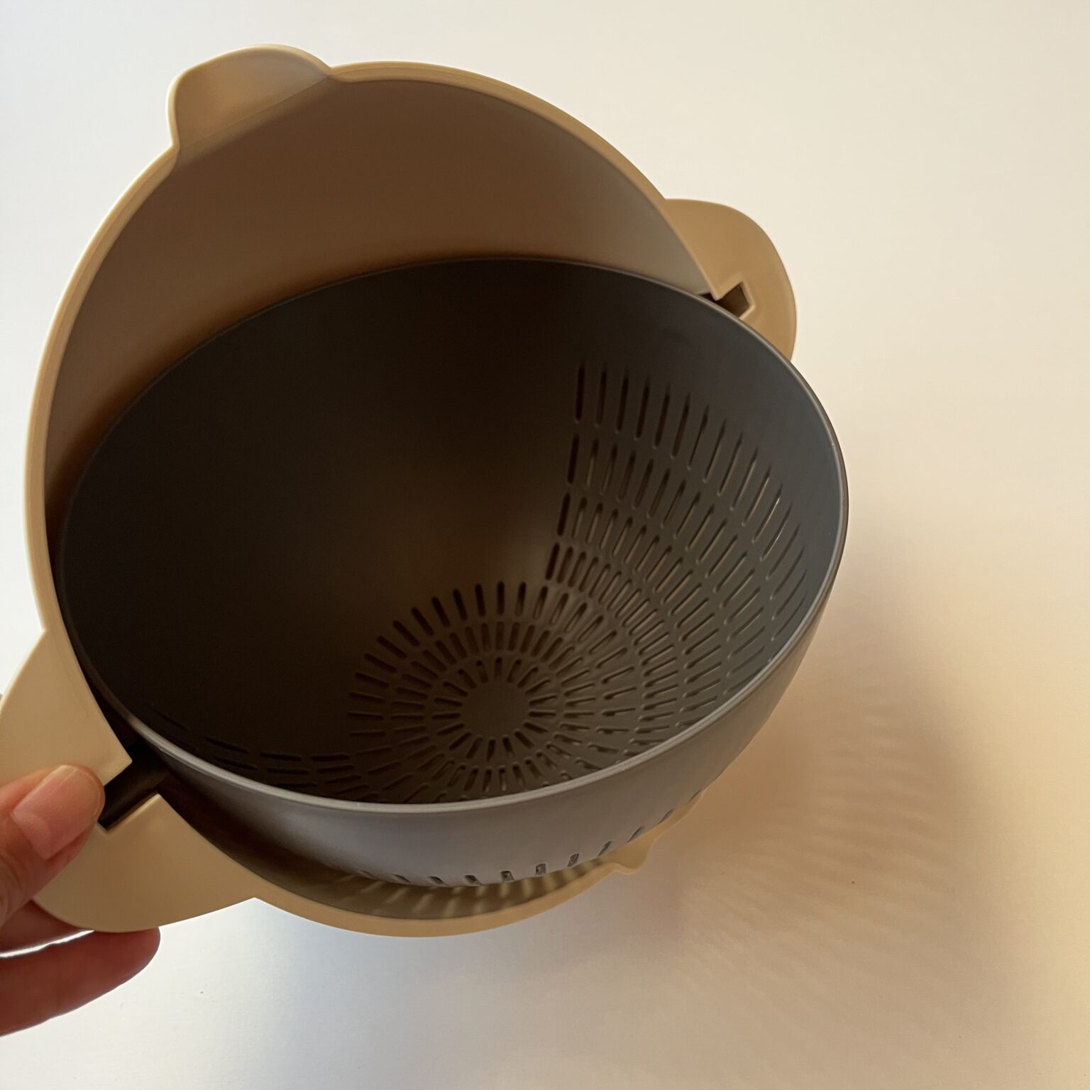 【3COINS】米研ぎ以外にも！ザル＆ボウルセット | LEE