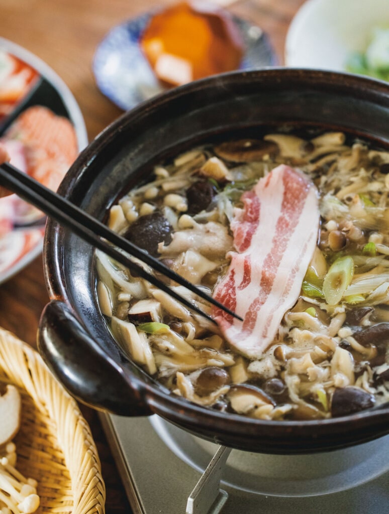 お正月で疲れた胃袋に「きのこたっぷりの豚しゃぶ」レシピ／麻生要一郎さん | おいしいLEEレシピ | LEE