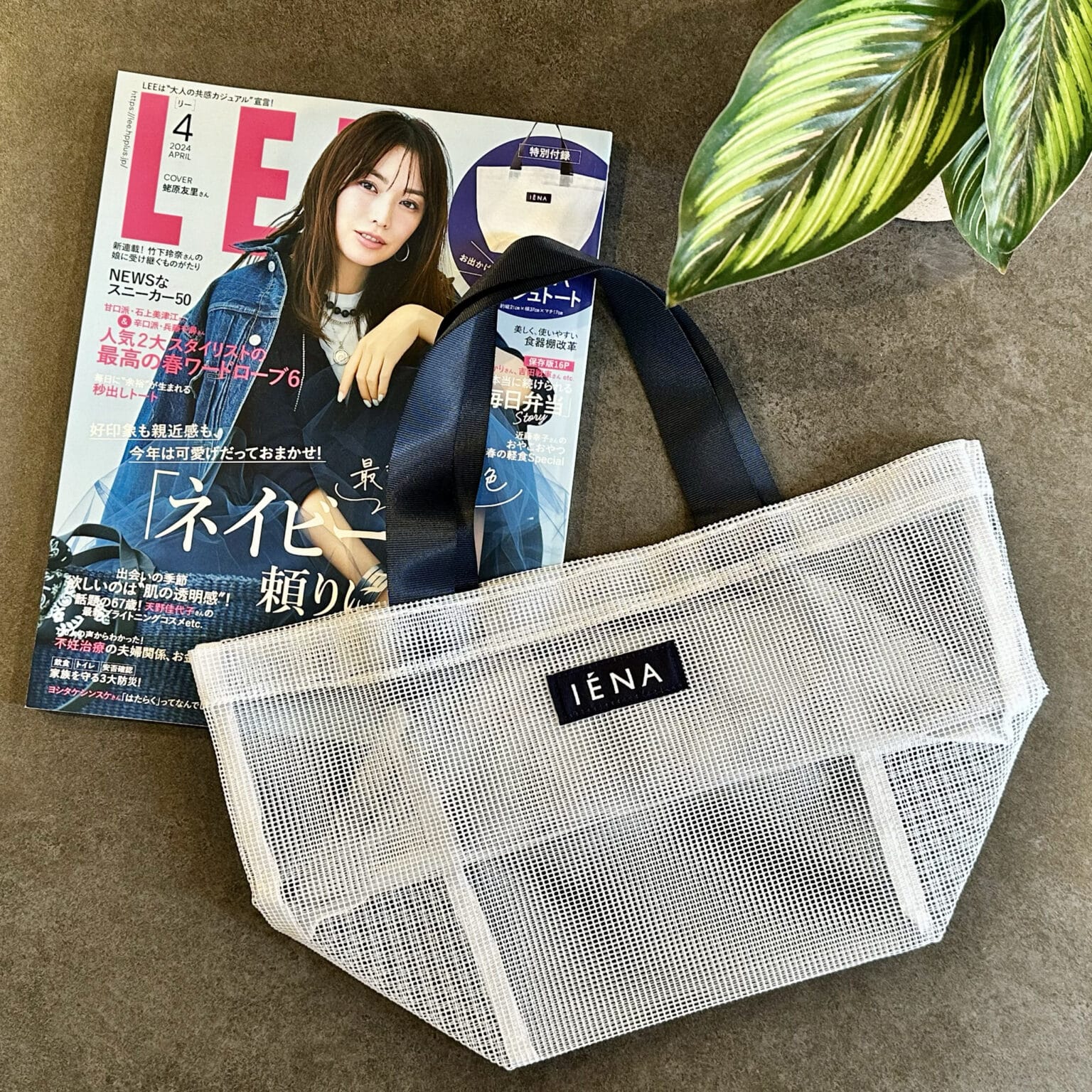 【LEE4月号特別付録】IENAのお出かけメッシュトートが上質で可愛すぎる！ | LEE
