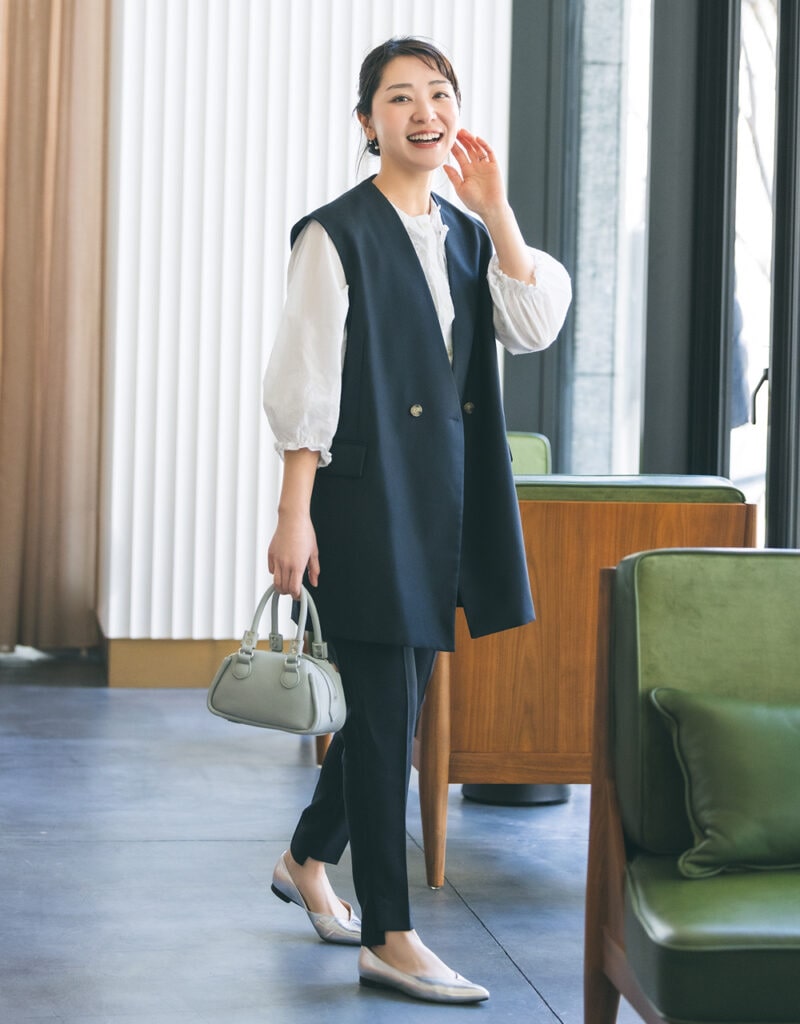 小柄さんから高身長さんまで！【体型＆身長の事情別ジレSNAP】LEEキャラクター5人のリアルコーデ | LEE