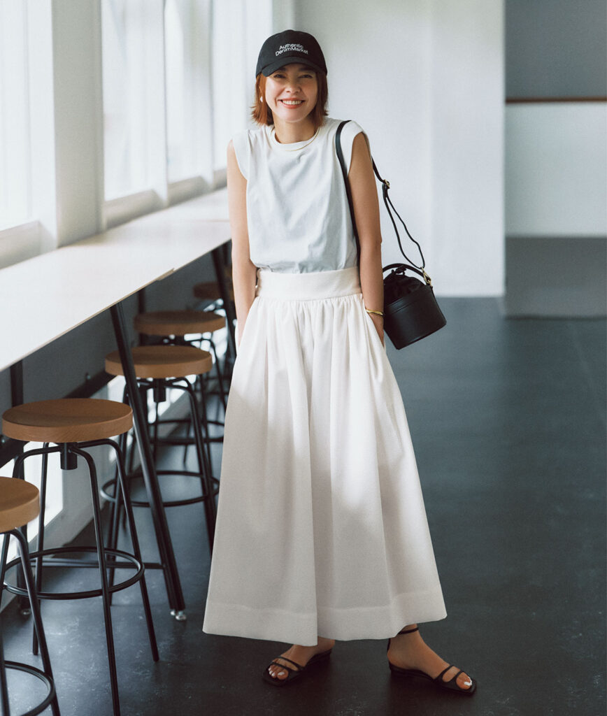 大ヒット「スカート見えパンツ」の新色をご紹介！【12closet×福田麻琴さんコラボ】 | LEE