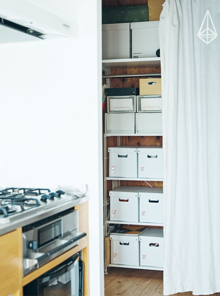 リビングの“仕切らない壁”で家族それぞれがくつろげる空間に【85m2／2LDK／リノベマンション「間取り図」実例】 | LEE