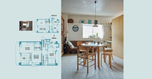 【LEEリノベ大賞 準グランプリ】天然素材が心地いい家！70㎡、間取りを4LDK→2LDKにリノベーション | LEE