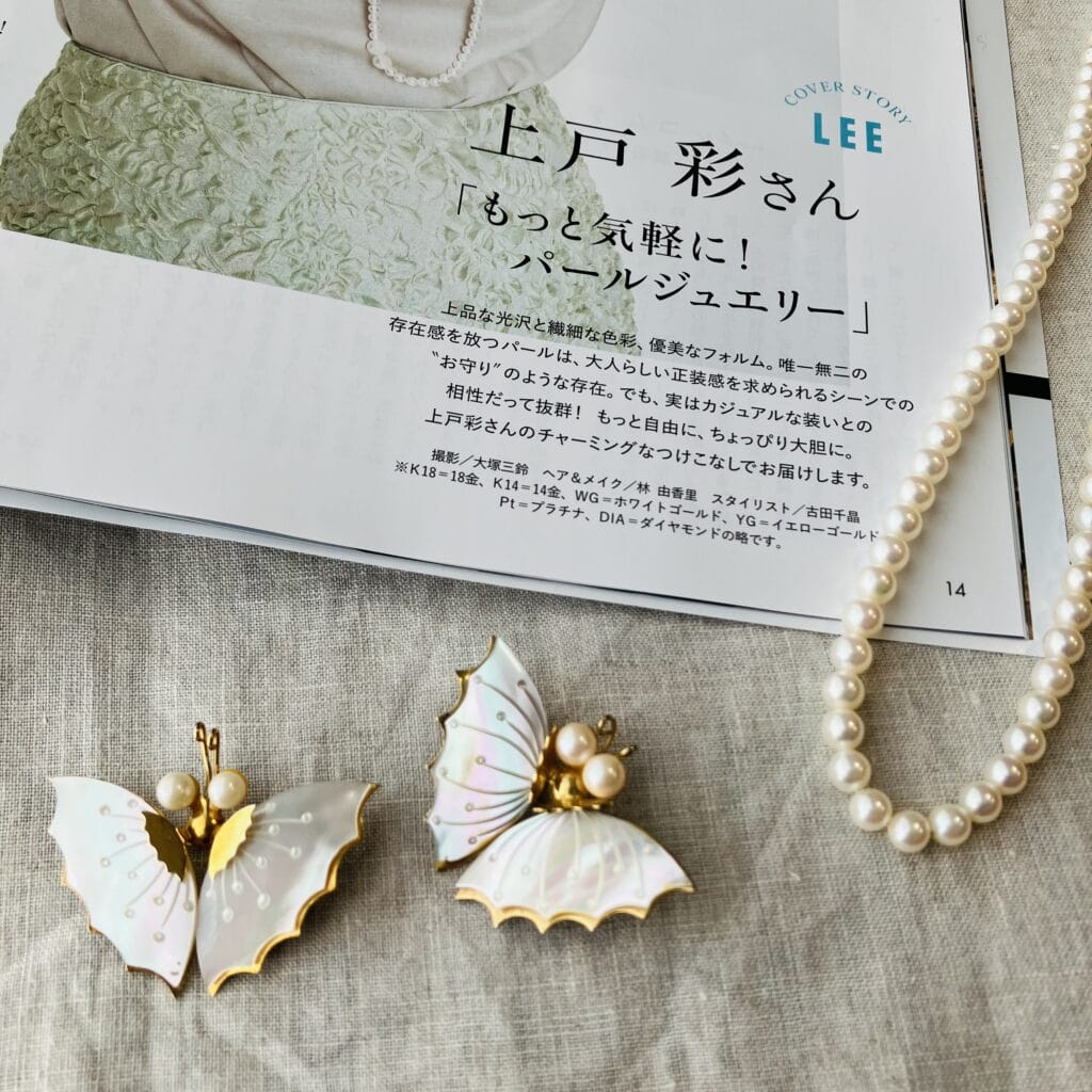【LEE4月号2025】「白」コーデしたくなる♡パールジュエリーをもっと活用したくなる！ | LEE