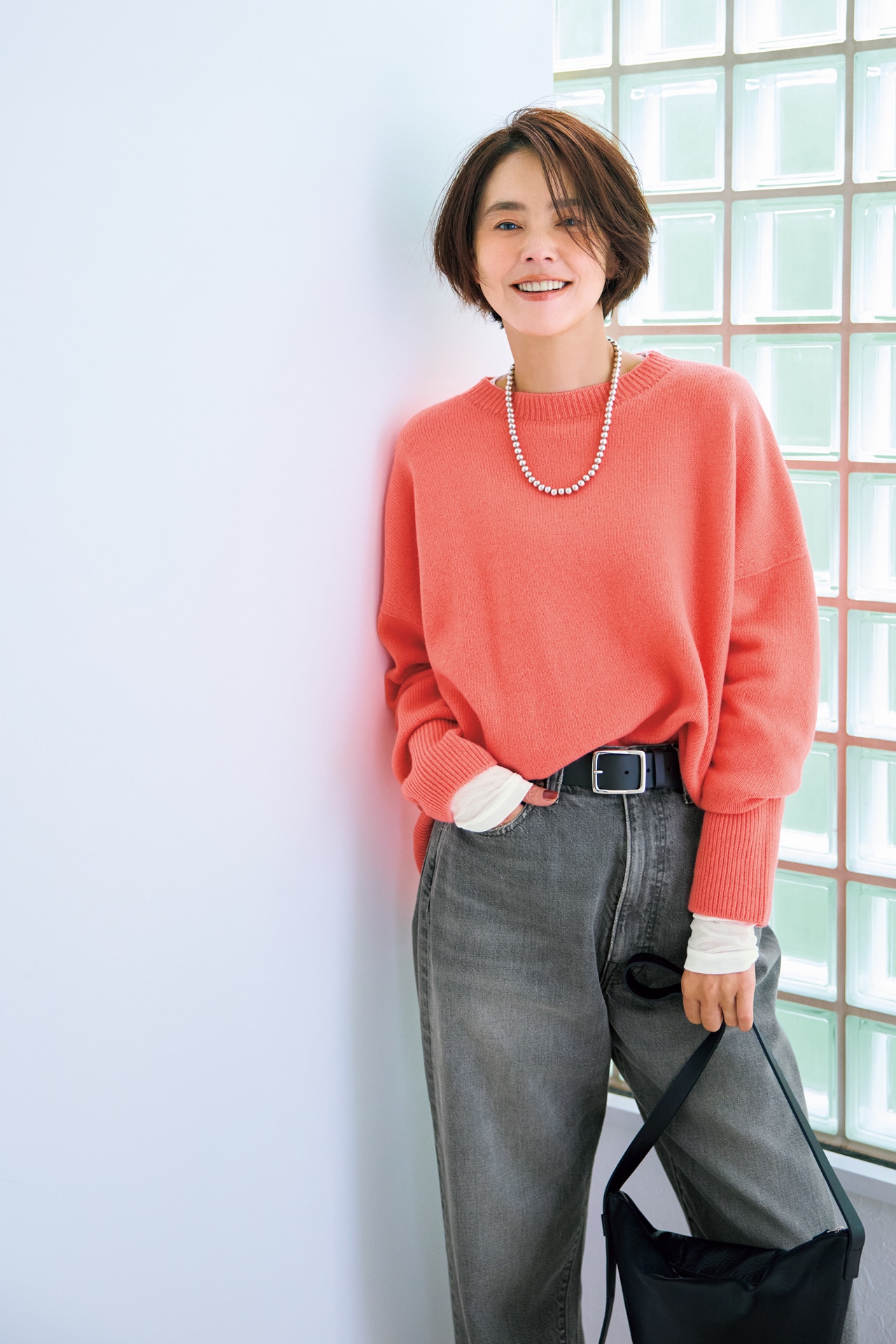 “着るだけで決まる”服で秋冬8コーデ【福田麻琴さん×12closet】シンプルだけど今っぽい！ | LEE