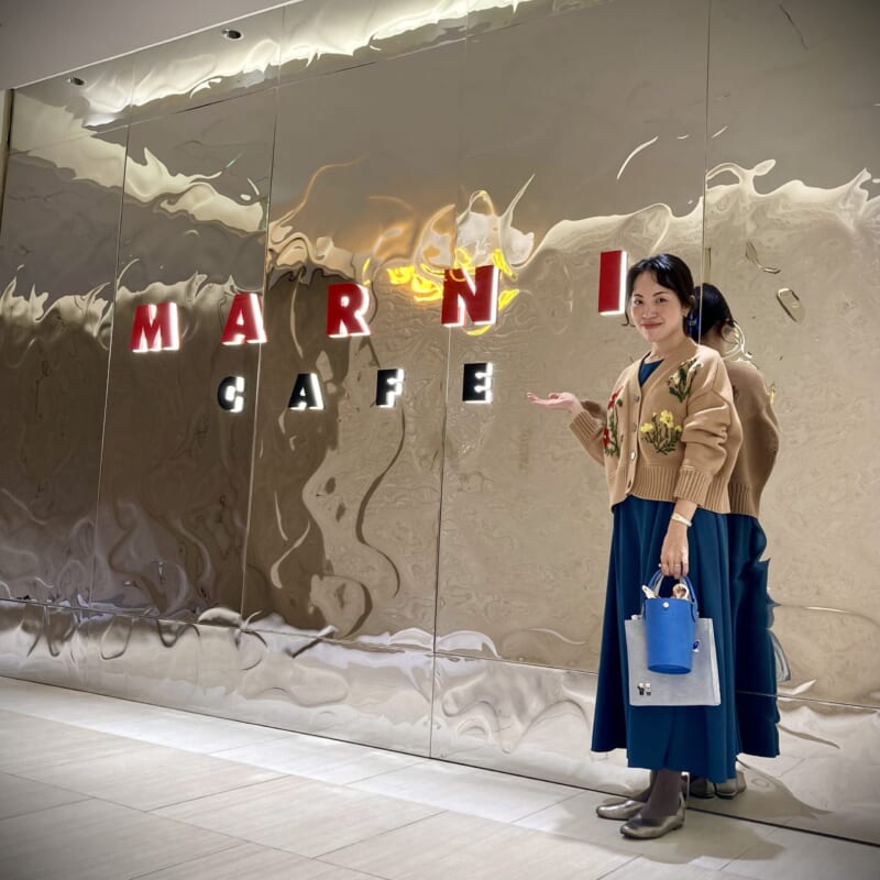 ｜MARNI CAFE｜銀座のNEWスポットで色を楽しむ。 | LEE