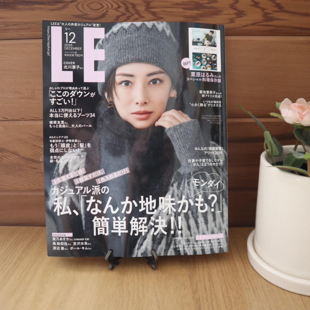 【LEE12月号】なんか地味かも…？が簡単解決！料理・家電も気になる1冊。 | LEE