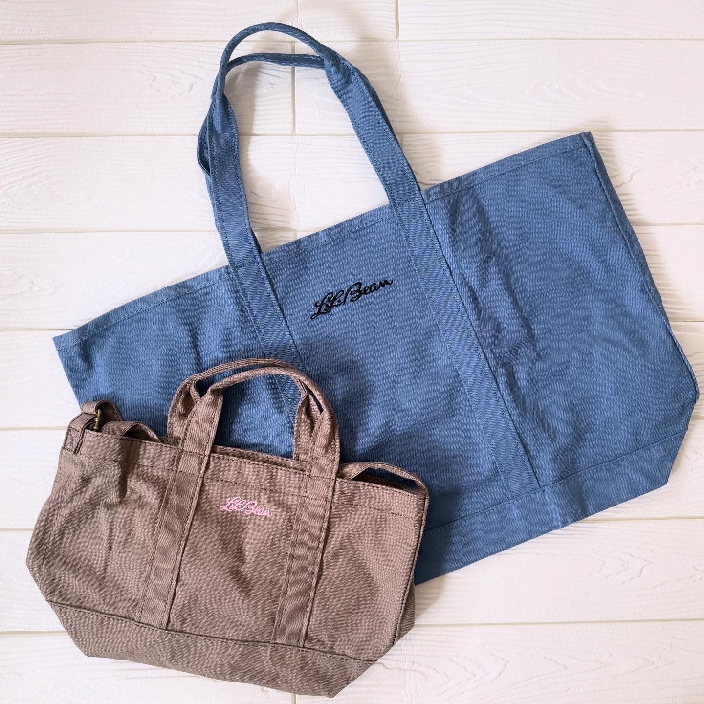 【LEEマルシェ購入品】親子でシェア♩[L.L.Bean グローサリー・2way スモールトート]をイロチ買いしました♩〜 | LEE