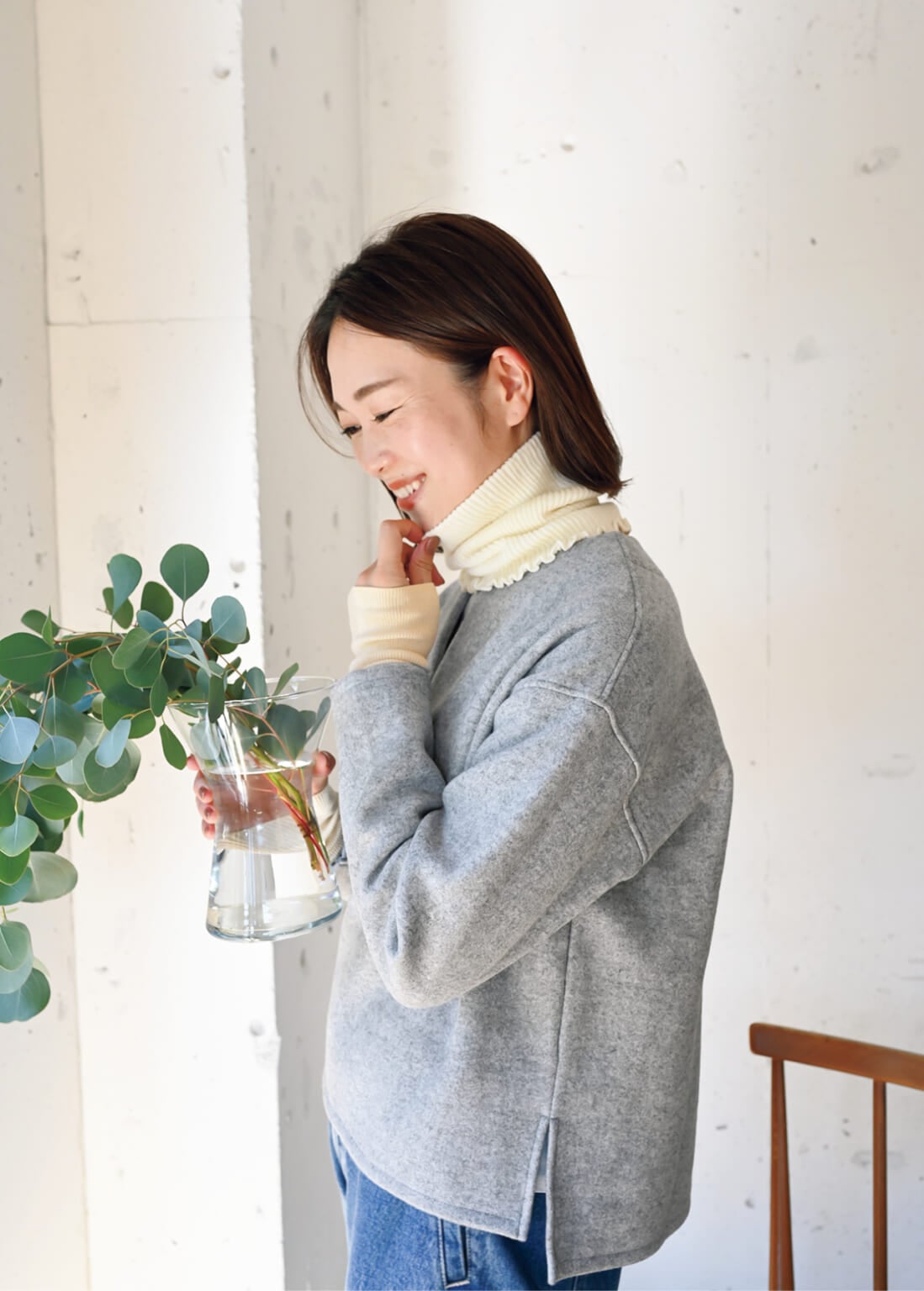 OURHOME Emiさんの別注【冬アイテム4選】あたたかさはもちろん「きちんと見え」するから活躍間違いなし！ | LEE